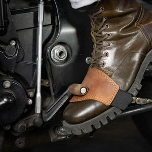 Leather Shifter Boot Protector | Motorcycle Shifter Shoe Protector ...