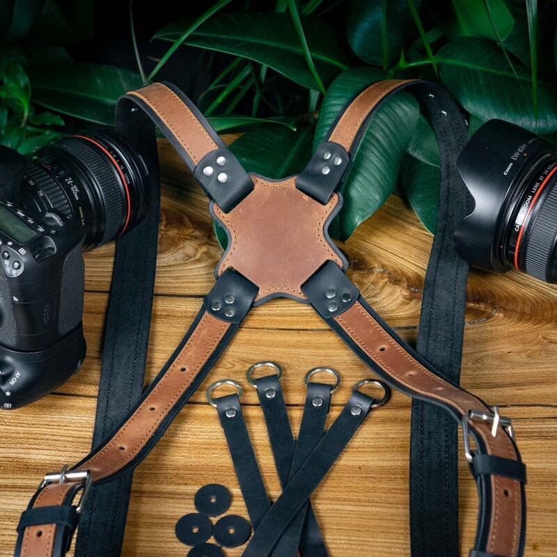 Leather Camera Harness - Etsy