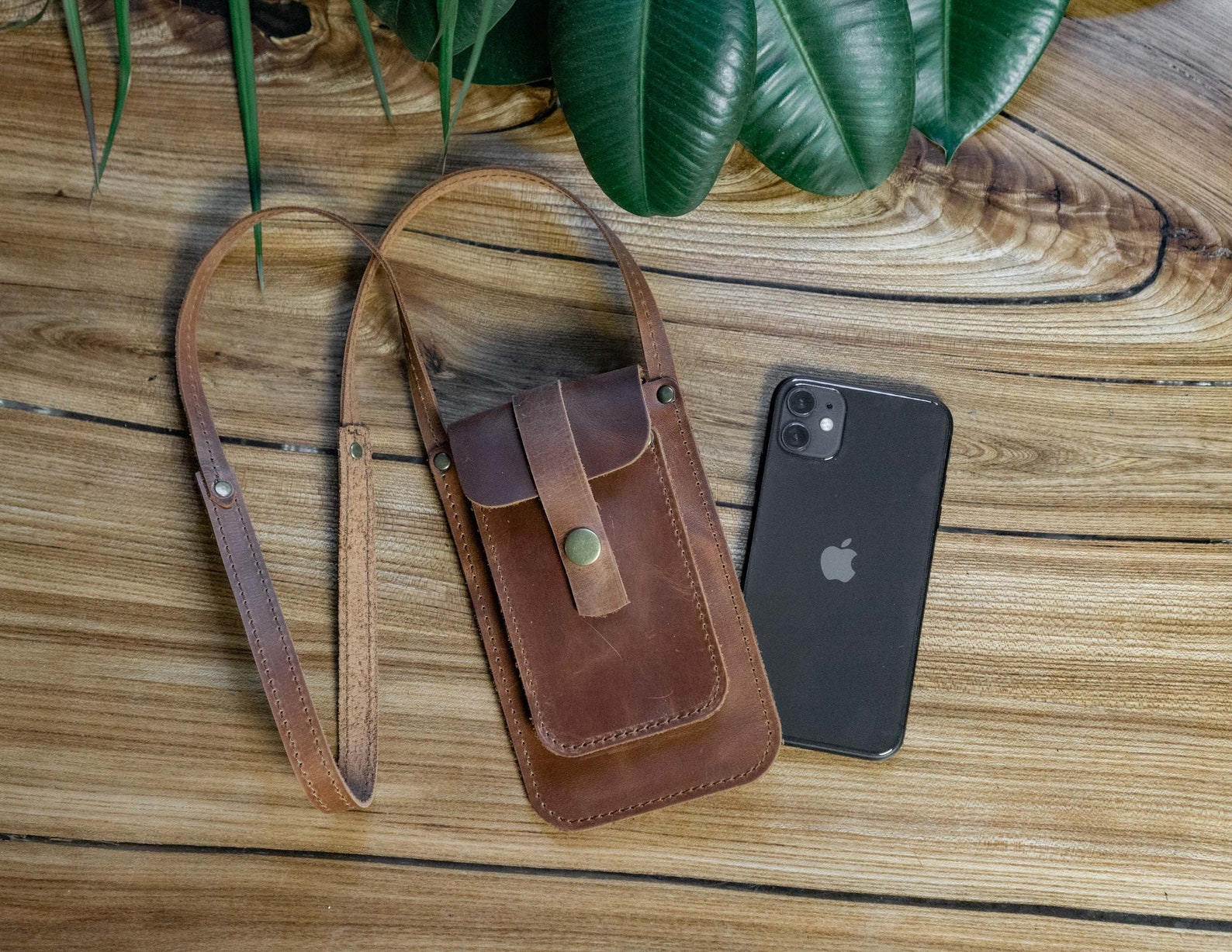 Leather Shoulder Phone Bag Case Leather Cross Body Phone Bag - Etsy