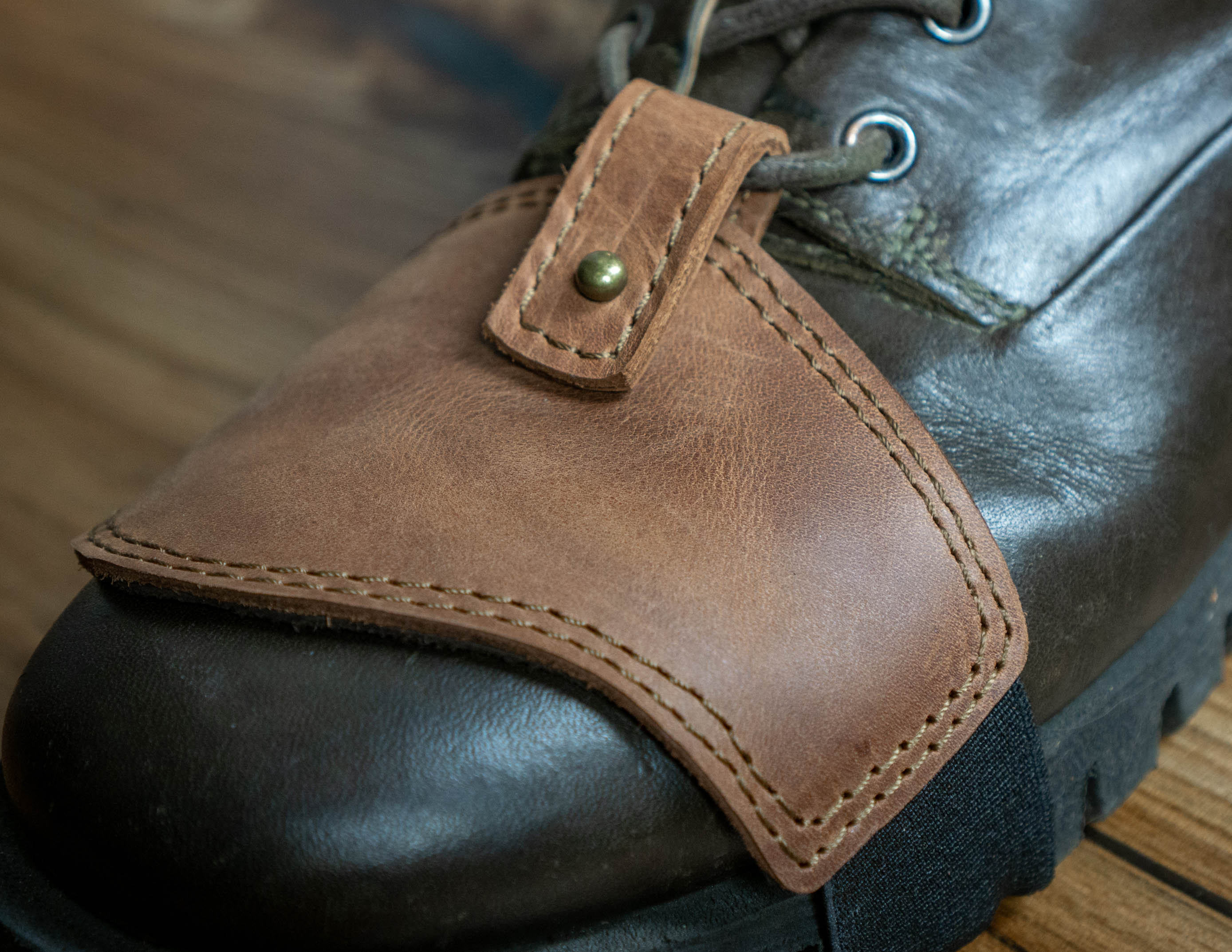 Motorcycle Boot Protector Shifter Protector Leather Shoes - Etsy