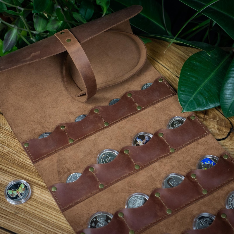 Leather Coin Case - Etsy