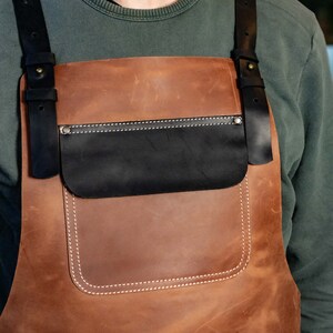 Personalized Leather Apron With Tool Pockets for Woodworker - Etsy