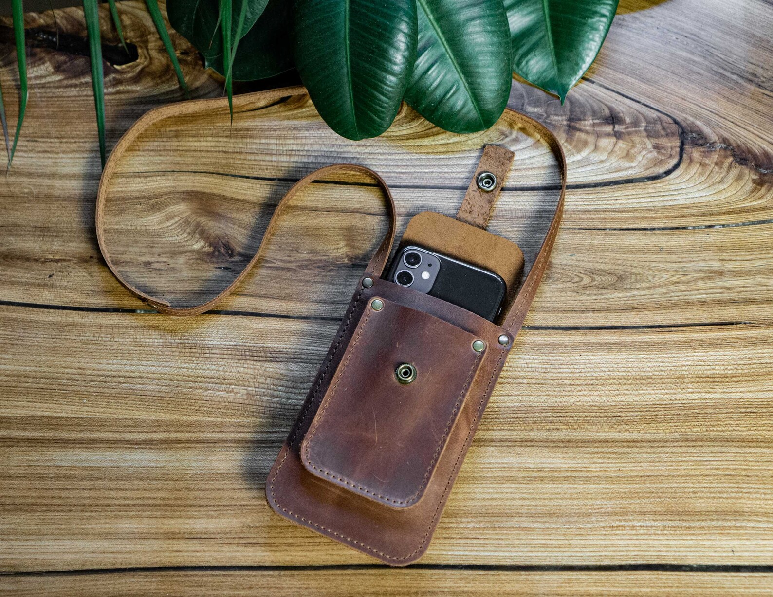 Leather Shoulder Phone Bag Case Leather Cross Body Phone Bag - Etsy