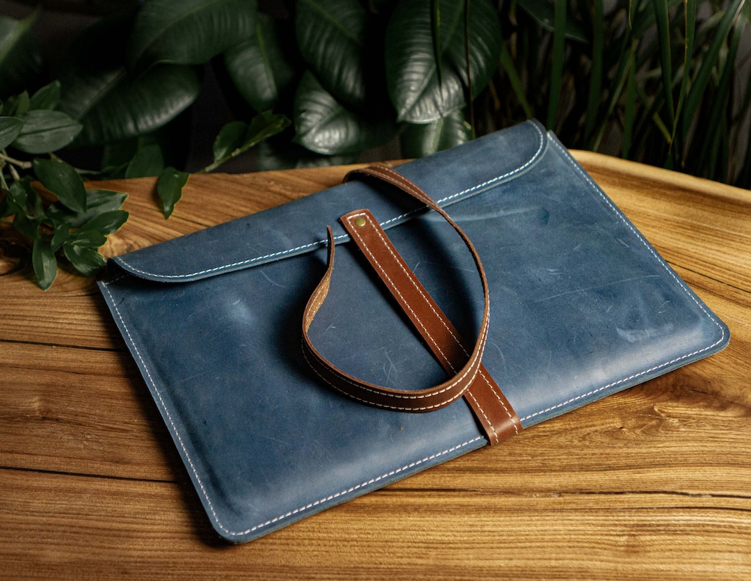 Laptop Leather Sleeve, MacBook Leather Bag, iPad Leather Cover, Laptop ...