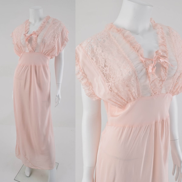 1940s Nightgown - Etsy