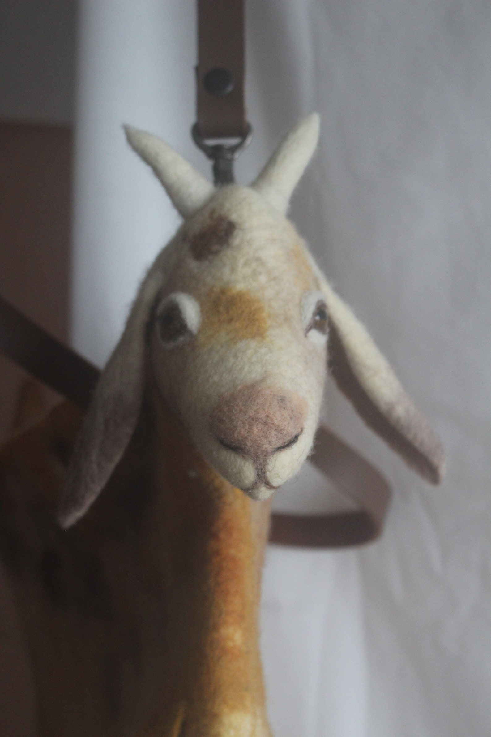 Felted Goat Bag Animal Cross Body Bag Custom Bag Photo Bag Gift for ...