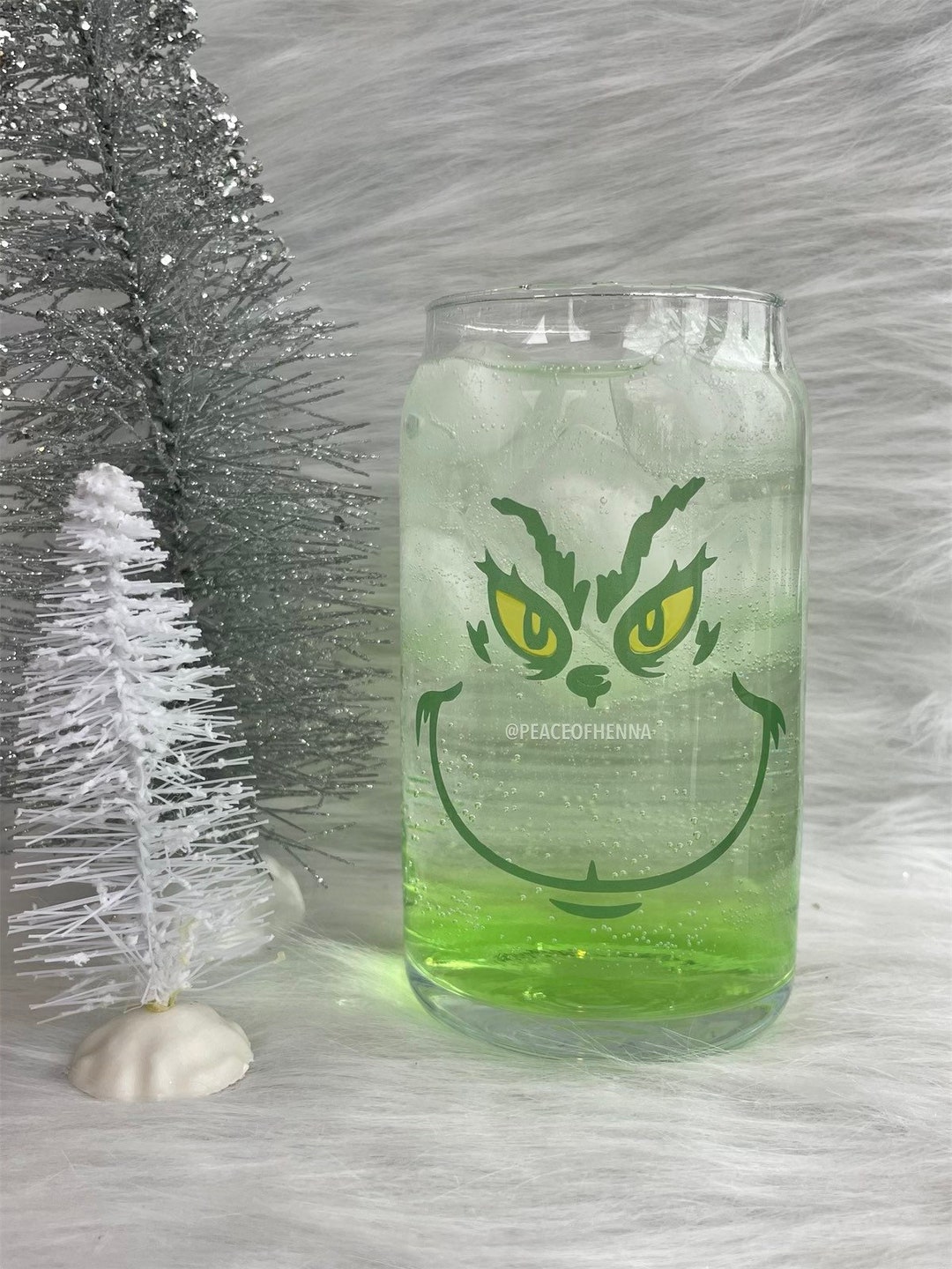 Grinch que muda de cor, lata de cerveja de Natal, presente de feriado ...