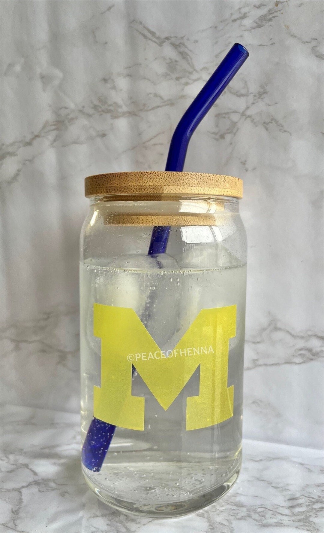 University of Michigan Color Changing Cup Yellow Blue College Football ...