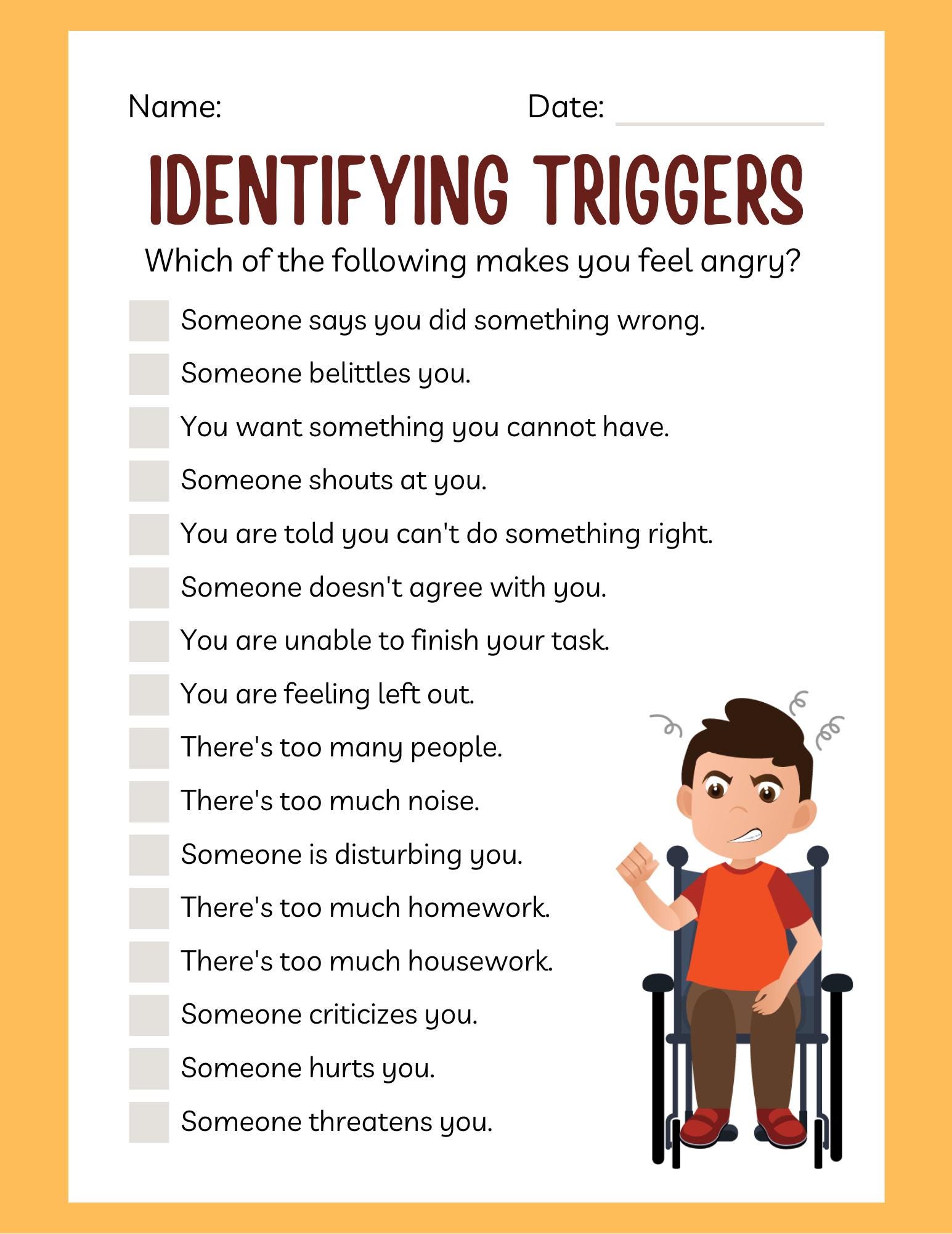 SEL Worksheets for Kids: Emotional Regulation Activities (6-pack ...