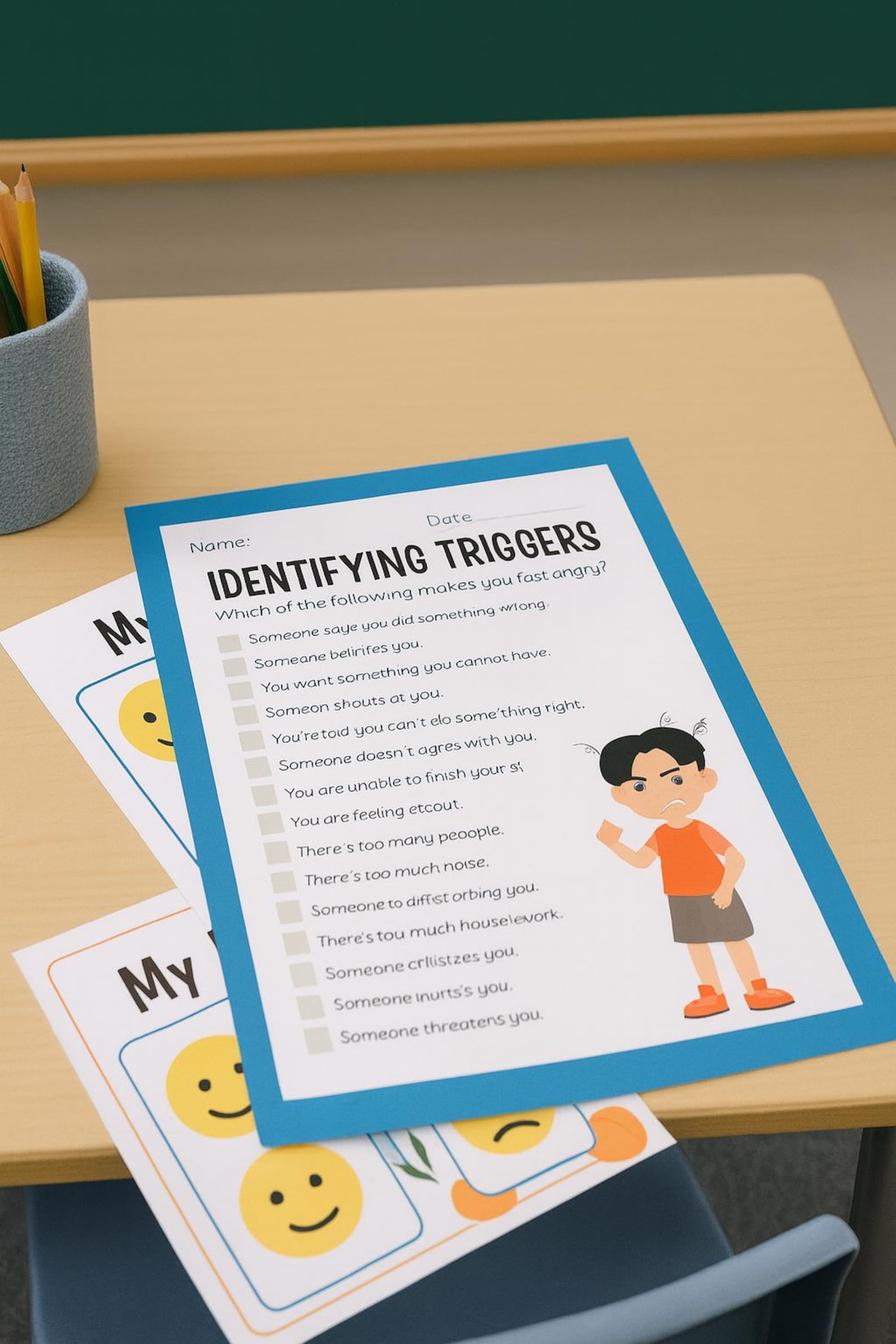 SEL Worksheets for Kids: Emotional Regulation Activities (6-pack ...