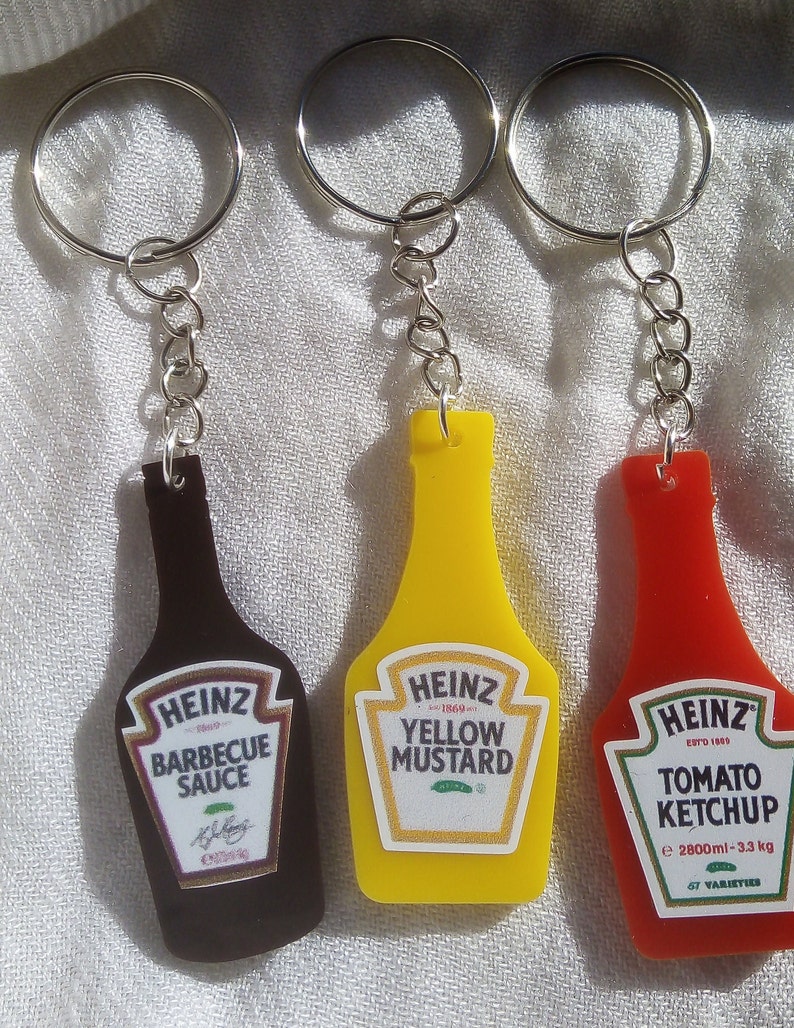 Heinz Bottles Condiment Lovers Mustard Ketchup and Barbecue Sauce ...