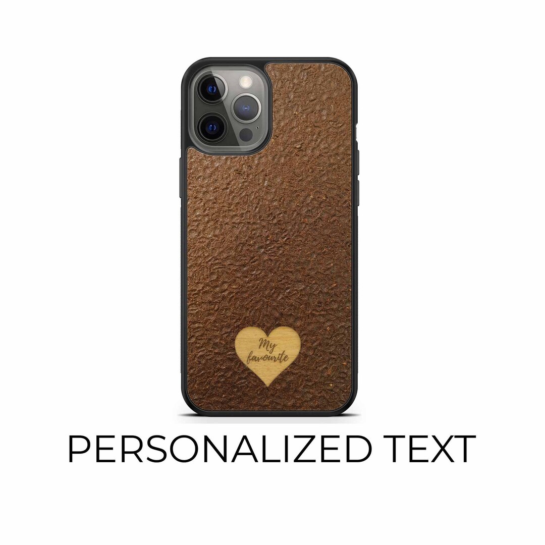 Personalized Coffee Bean Phone Case, Organic, Sustainable, Eco Friendly ...
