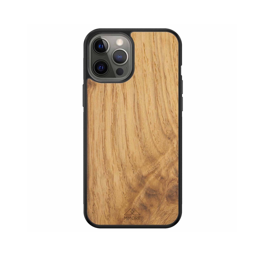 Wood Phone Case - Oak Wood / for iPhone Phone Models / All Natural, Eco ...