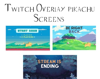 Pikachu Overlay - Etsy