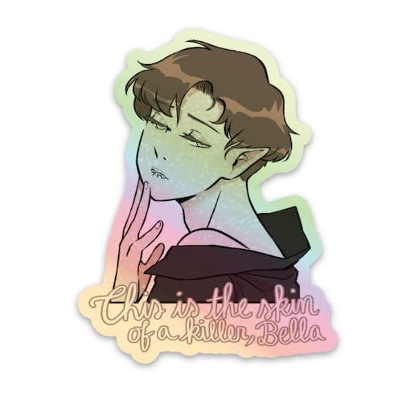 This is the Skin of a Killers Bella Sticker - Etsy Denmark