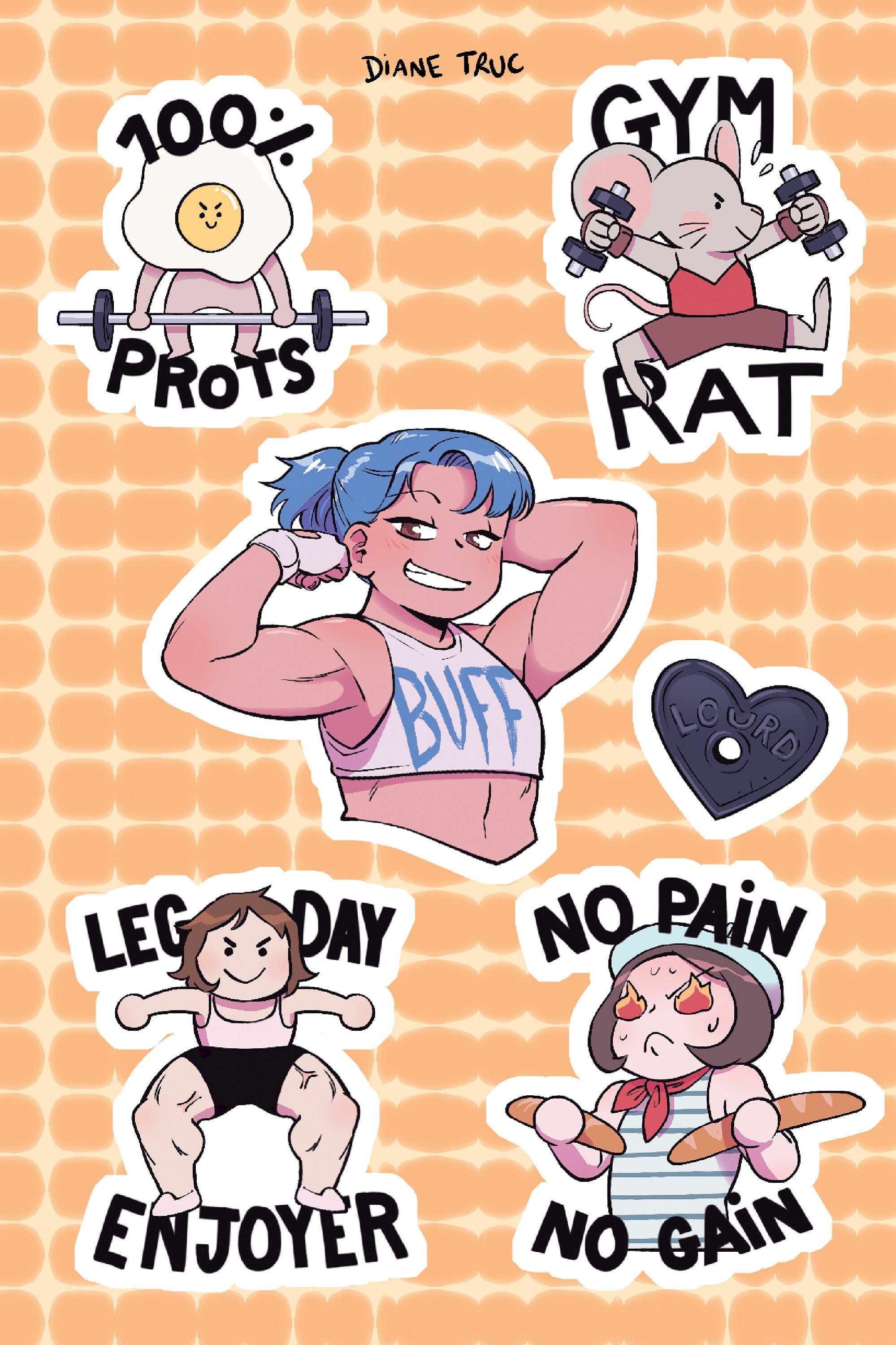 Sticker Board Bodybuilding - Etsy