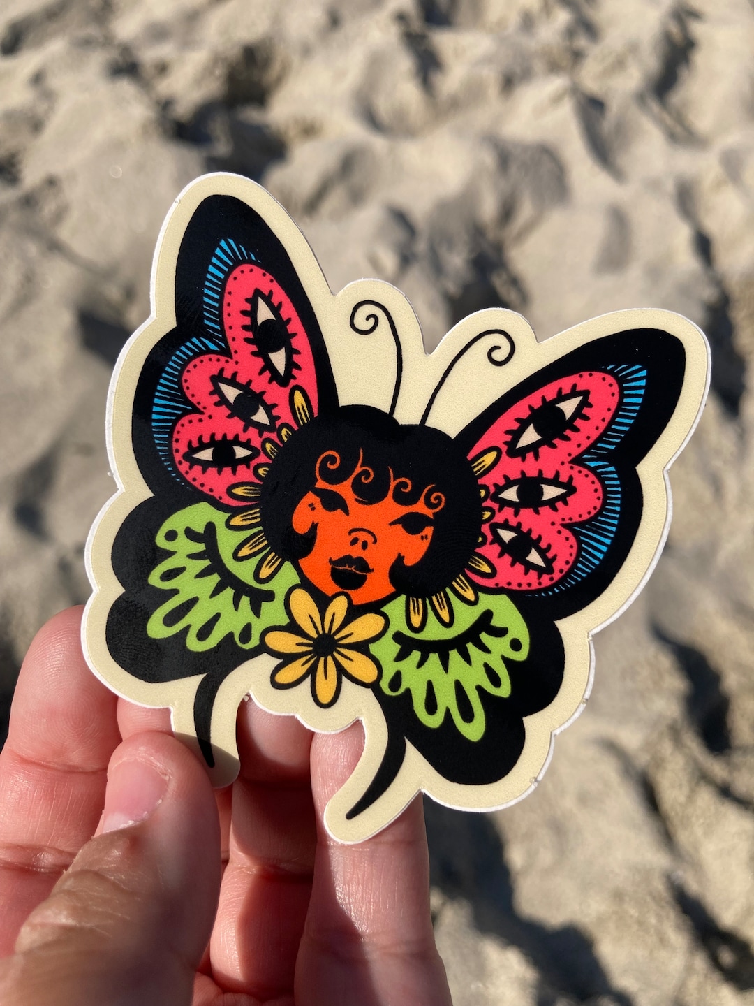 Paruparo Philippine Butterfly Lady Sticker - Etsy