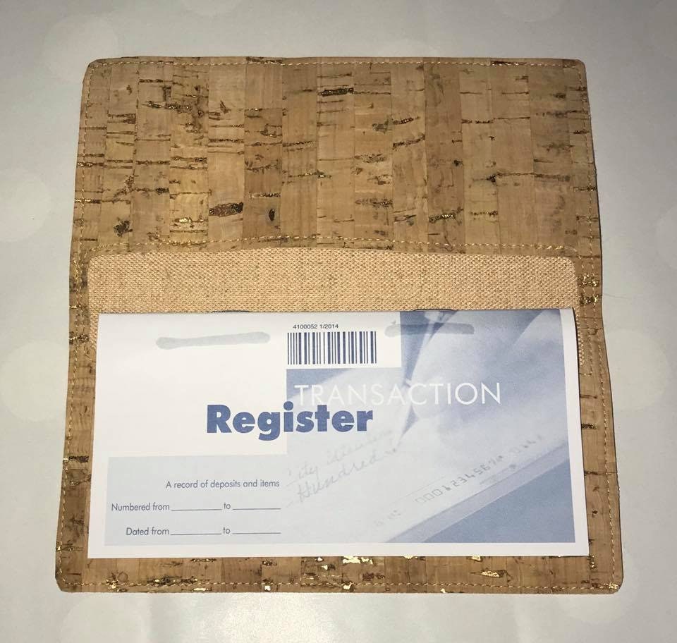 Checkbook Cover PDF Sewing Pattern, Diy, Cork, KM Designs - Etsy