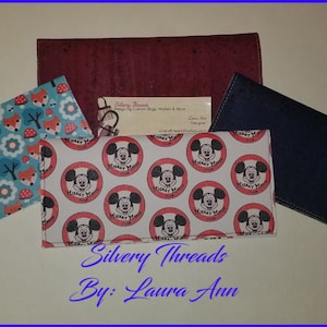 Checkbook Cover PDF Sewing Pattern, Diy, Cork, KM Designs - Etsy