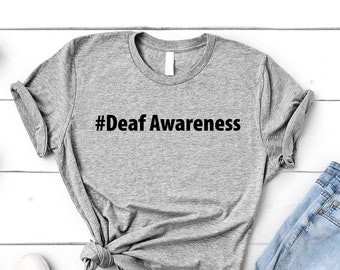 Deaf Awareness Shirt | Etsy UK