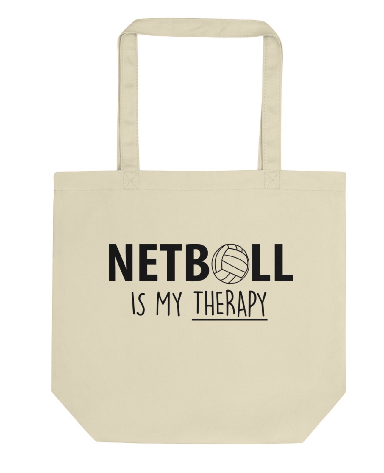 Netball Bag Netball is My Therapy Tote Bag Long Handle Bags | Etsy