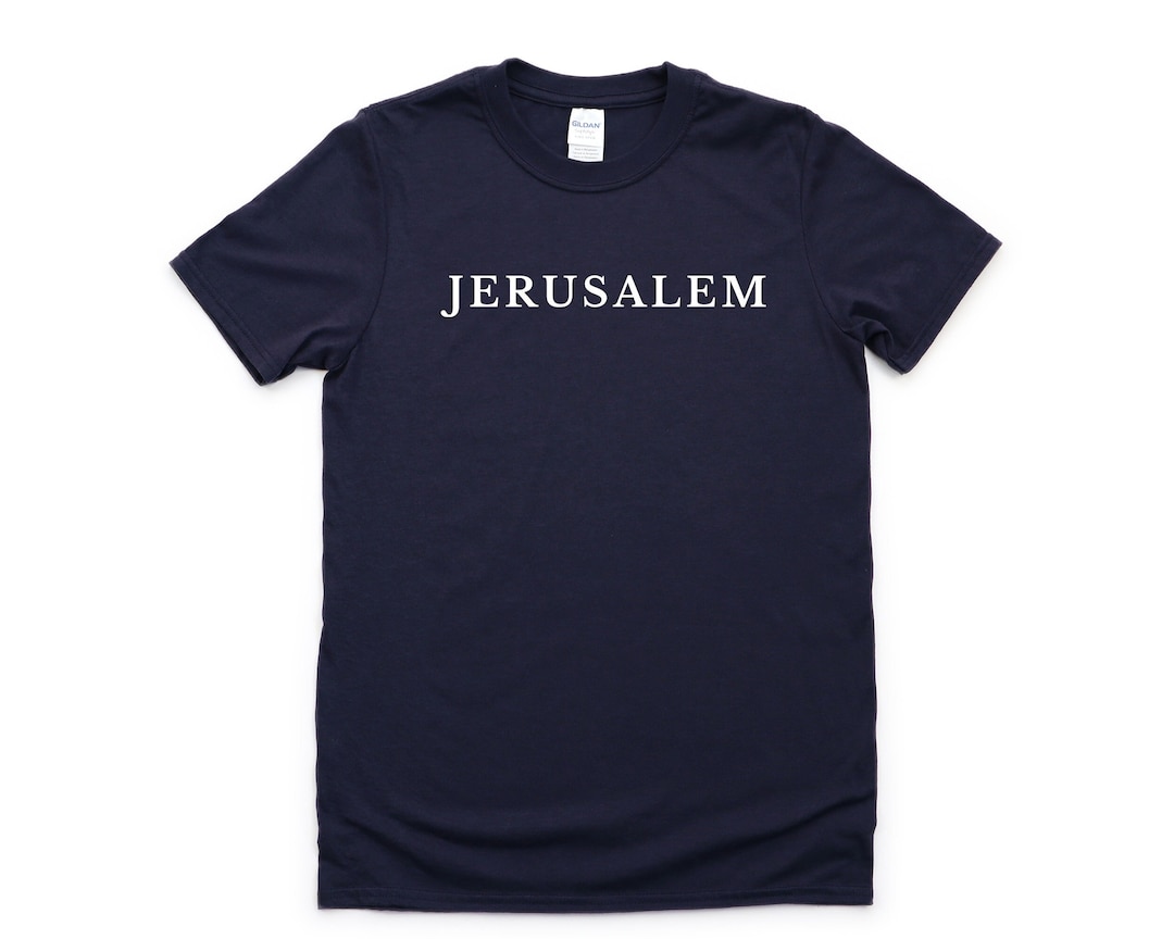 Jerusalem T-shirt, Jerusalem Shirt Mens Womens Gift - 4556 - Etsy UK