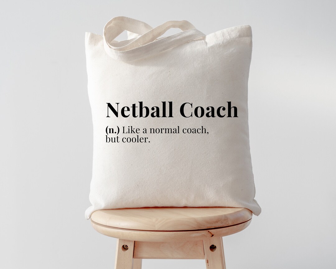 Netball Bag, Coach Gift, Netball Coach Tote Bag - 4355 - Etsy
