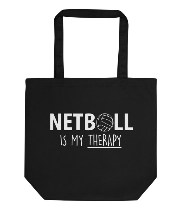 Netball Bag Netball is My Therapy Tote Bag Long Handle Bags | Etsy