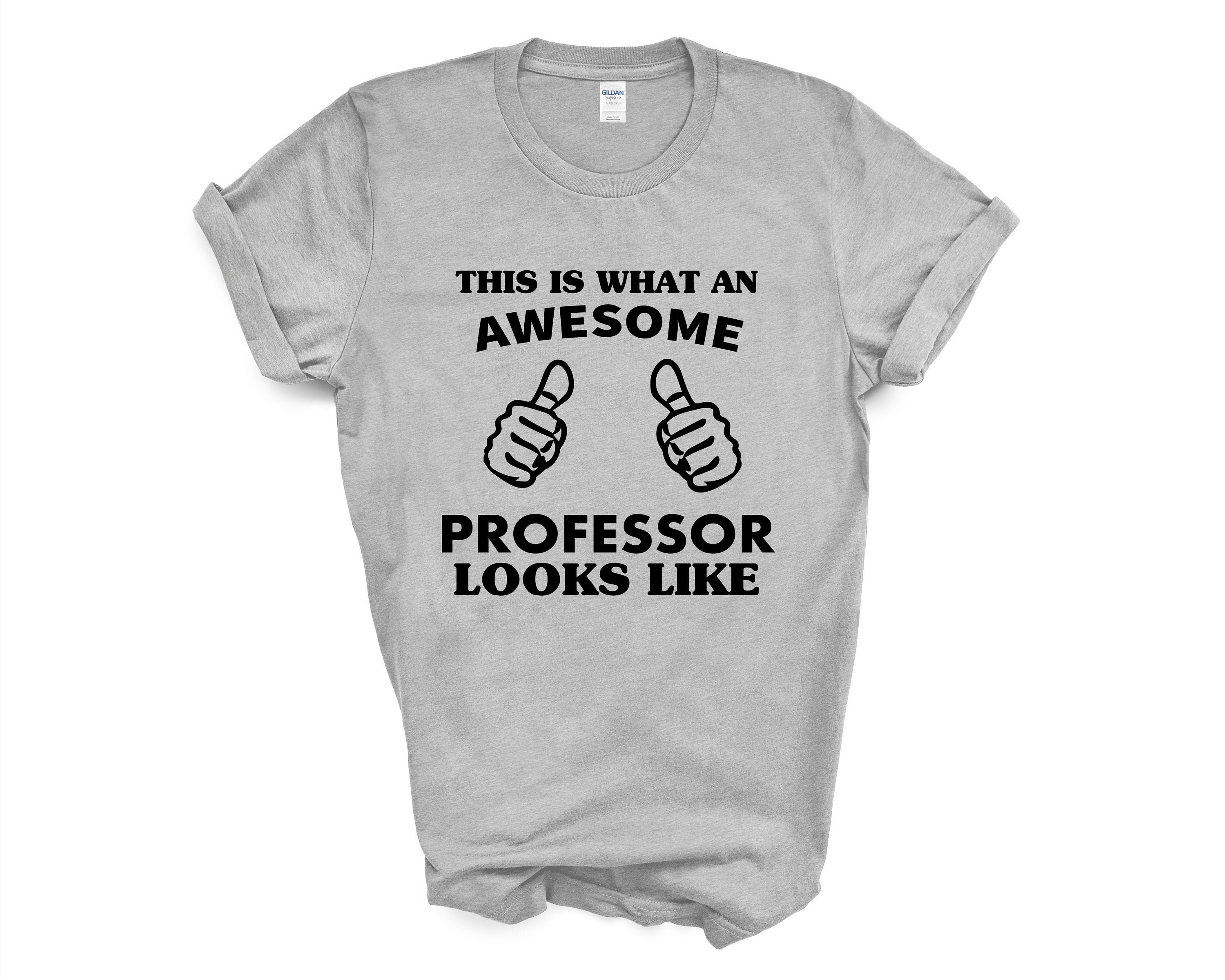 Professor Gift Awesome Professor T-shirt Mens Womens 3435 - Etsy UK
