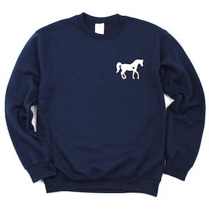 Horse Sweater Horse Owner Gift, Horse Lover Equestrian Sweatshirt ...