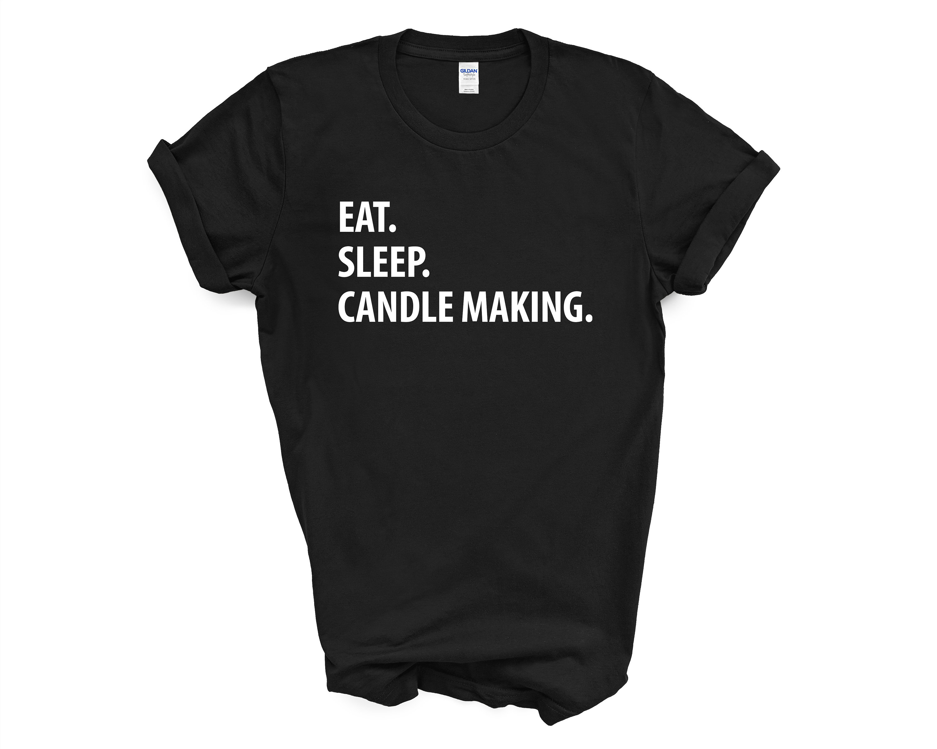 Candle Making T-shirt Eat Sleep Candle Making Shirt Mens - Etsy UK