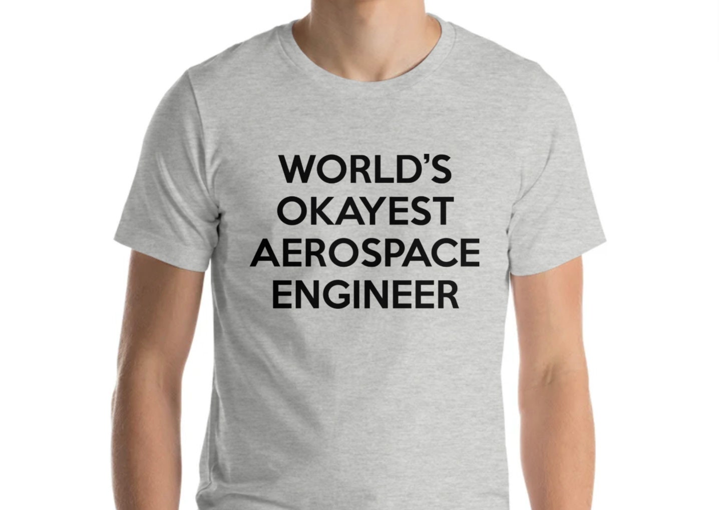 Aerospace Engineer T-shirt World's Okayest Aerospace - Etsy UK