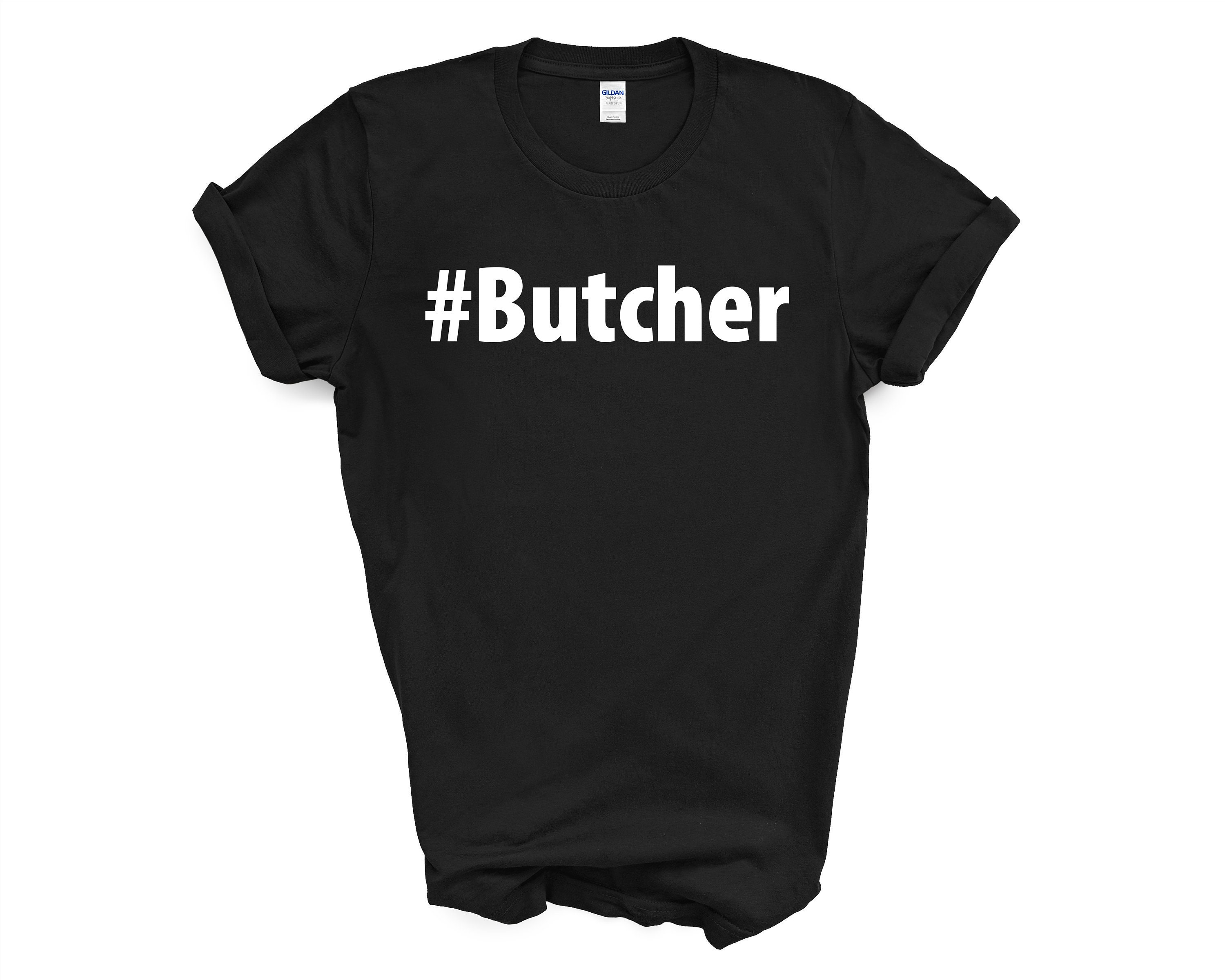 Butcher Shirt Butcher Gift Mens Womens TShirt 2680 | Etsy