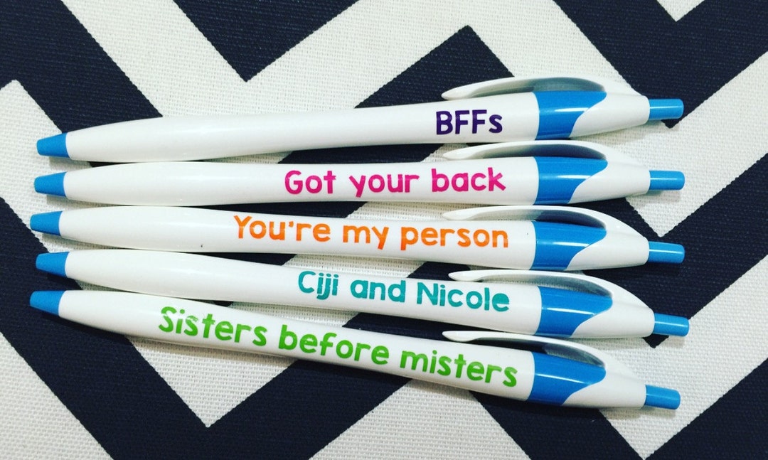 BFF Pens, Bffs, Best Friends, Best Friend Gifts, Pens, Personalized ...
