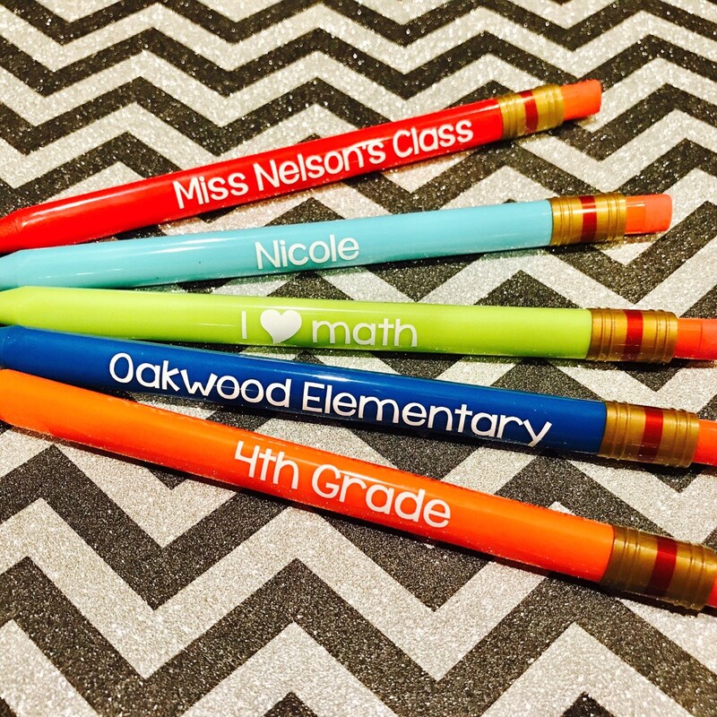 Personalized Pencils - Etsy