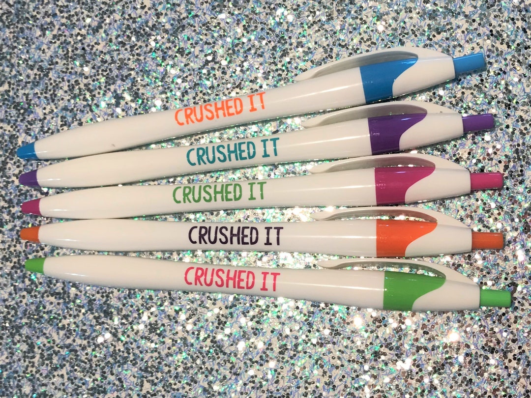 Crushed It Pens, Personalized Pens, Pens - Etsy
