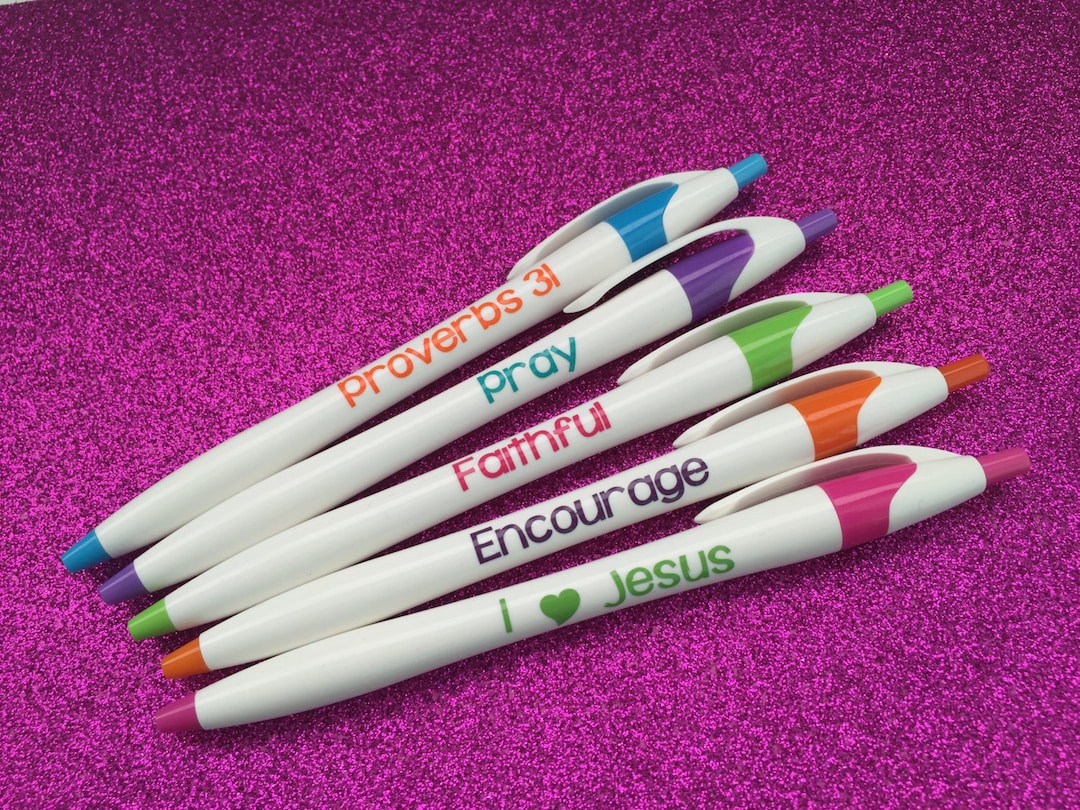 Christian Pens, Faith Pens, Inspirational Pens, Personalized Pens - Etsy