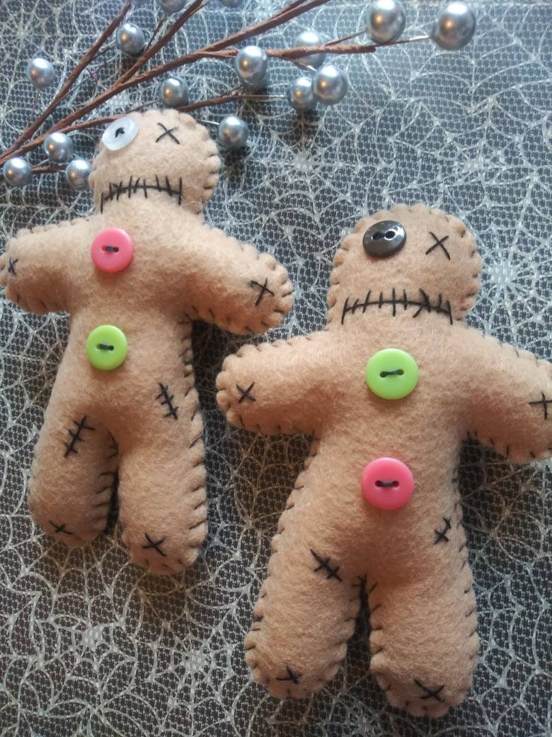 Voodoo Gingerbread Man Set-dark Decor and Christmas-gingerbread Men ...