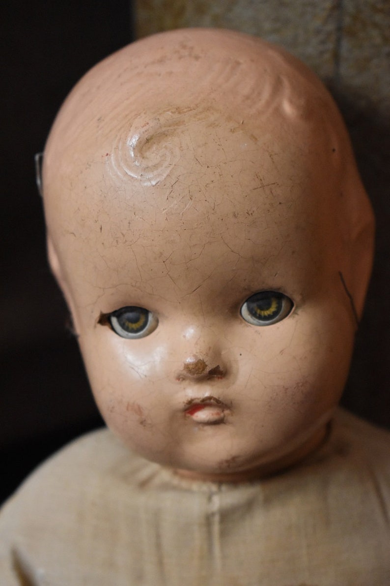 Horsman Horror Doll-vintage Creepy Doll-halloween - Etsy