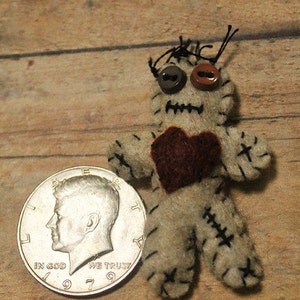 Mini Voodoo Dolls-sack of Voodoo-tiny Voo Doo Dolls in Sack-halloween ...
