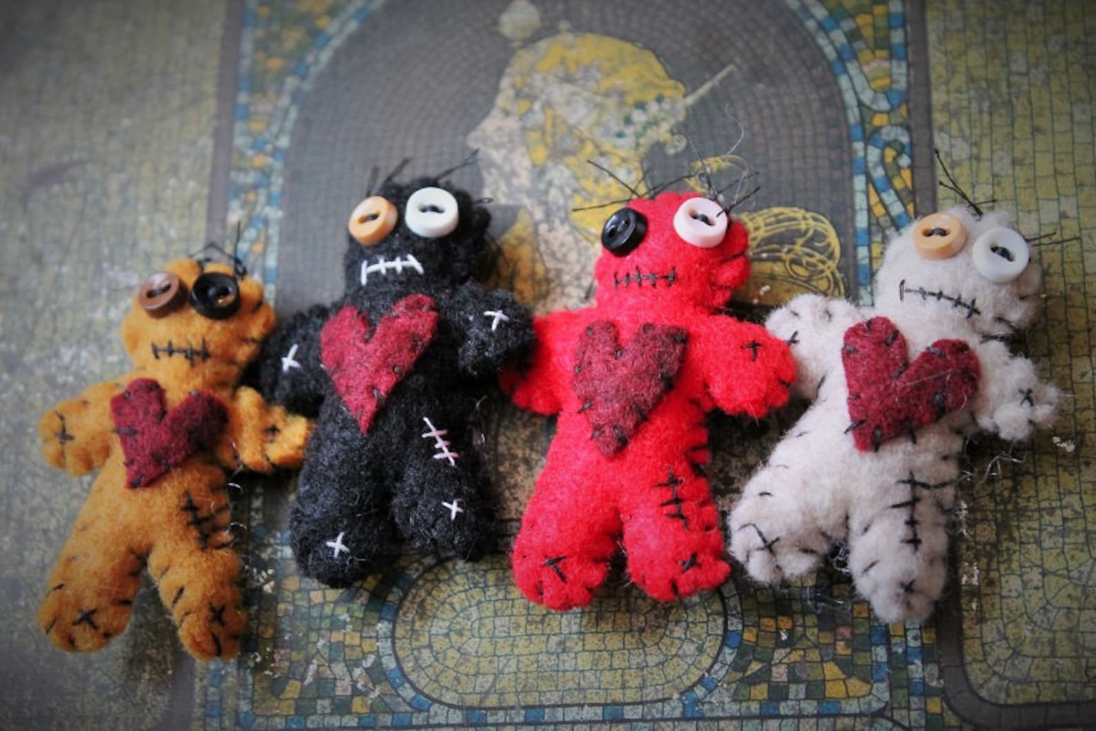 Mini VooDoo dolls-Tiny Voo doo dolls-Halloween | Etsy
