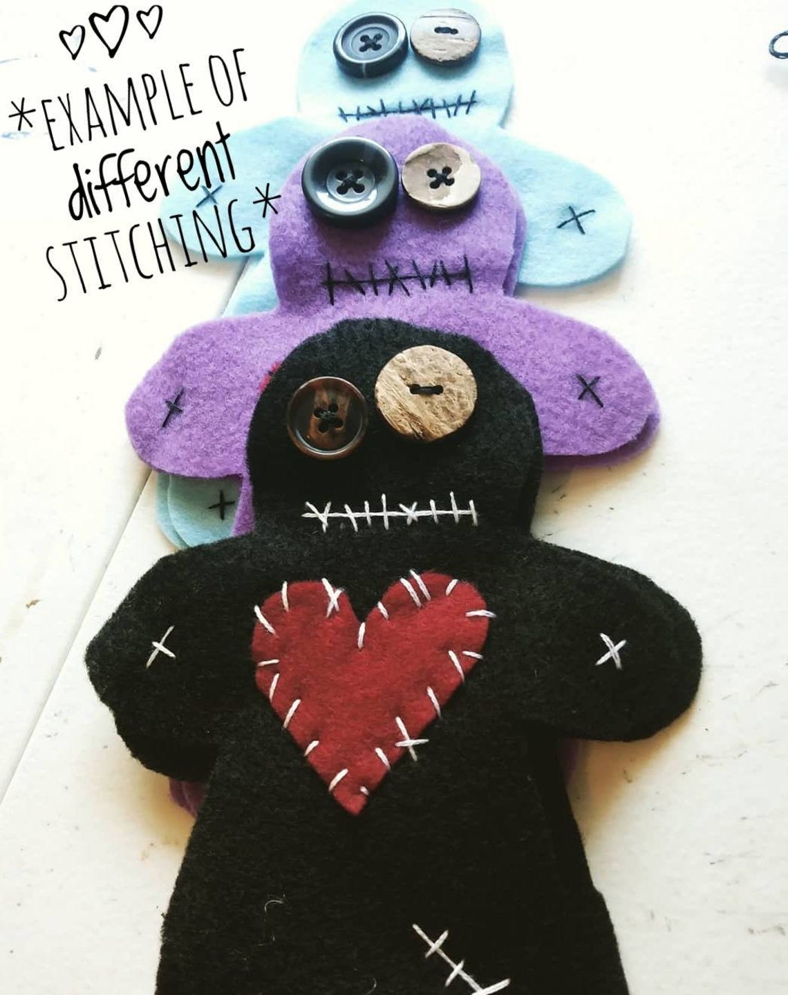 Baby Blue Voodoo Doll-vooblue-halloween Decor-primitive - Etsy