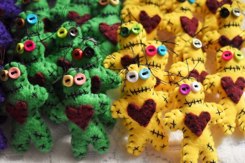 Mardi Gras Voodoo Doll Package-36 Mini Voodoo Dolls-new - Etsy