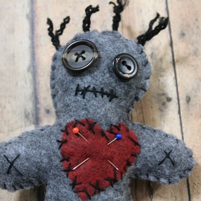 Button Eye Doll - Etsy