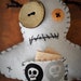 Voodoo Doll With Pocket-skull Pocket Voodoo Doll-primitive Doll-skulls ...