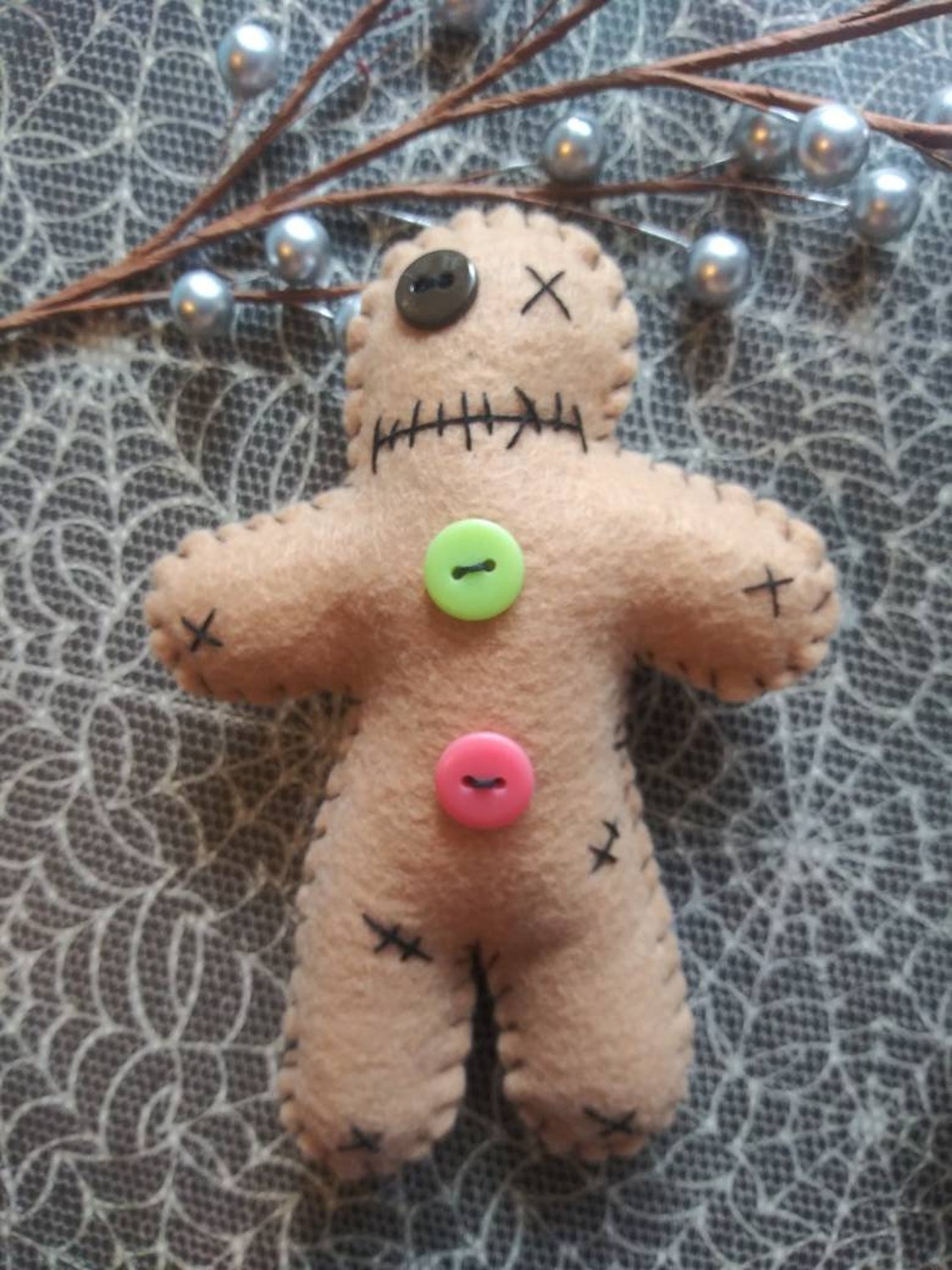 Voodoo Gingerbread Man Set-dark Decor and - Etsy