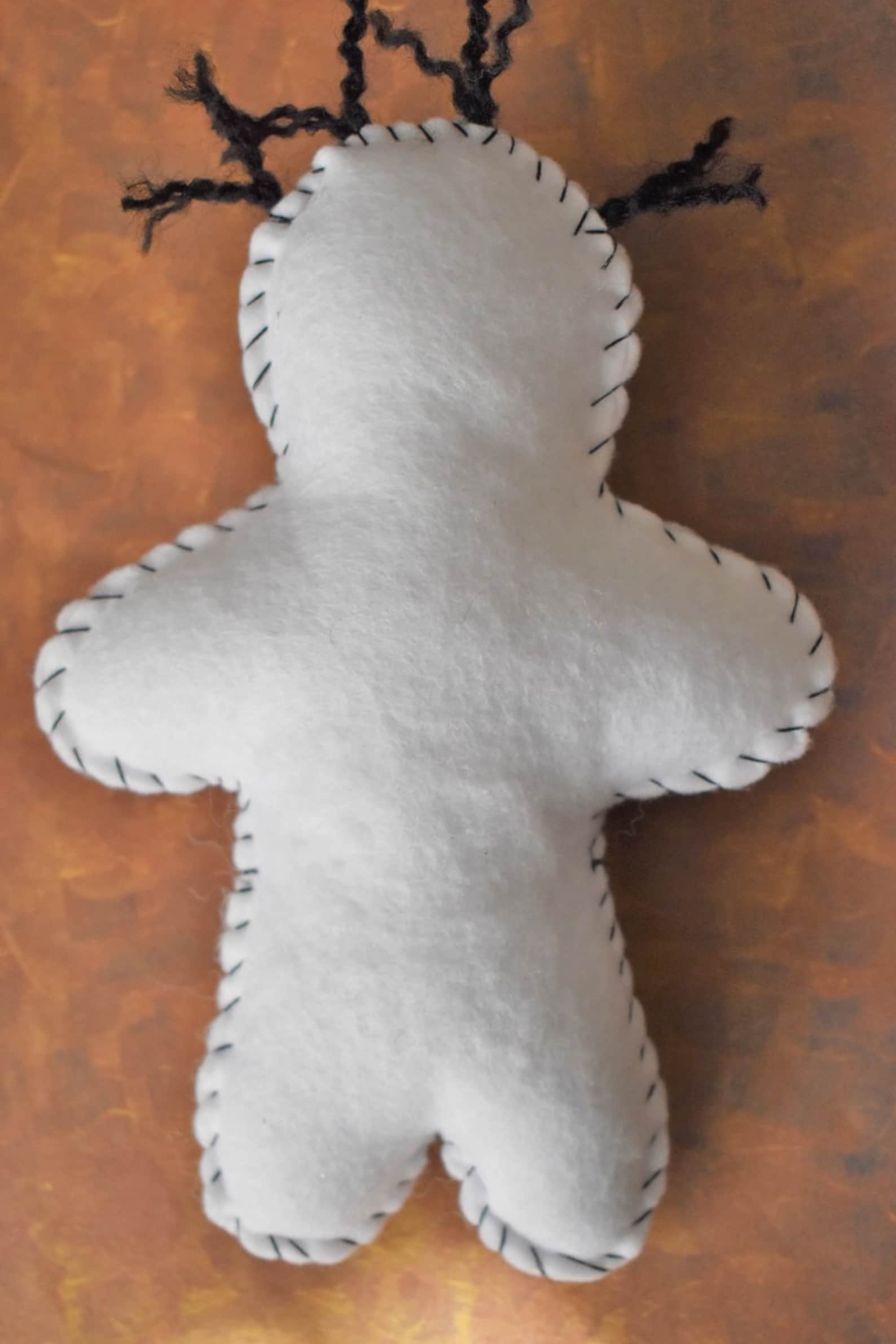 Voodoo doll with pocket-Skull pocket voodoo doll-Primitive | Etsy