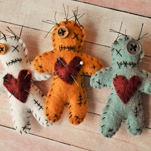 Voodoo Dolls-3 Inch Dolls-halloween Decor-voodoo Wedding-party Favors ...