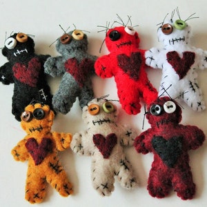 Mini VooDoo dolls-Tiny Voo doo dolls-Halloween | Etsy