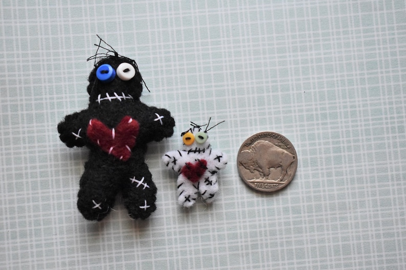 Voodoo Doll-voo Doo Doll 1 In. Mini Tiny Voodoo Doll-very | Etsy